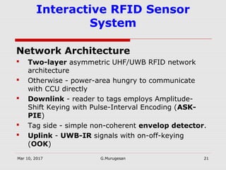 Ultra Low Power Wireless Sensors for E-HealthCare -Interactive RFID | PPT