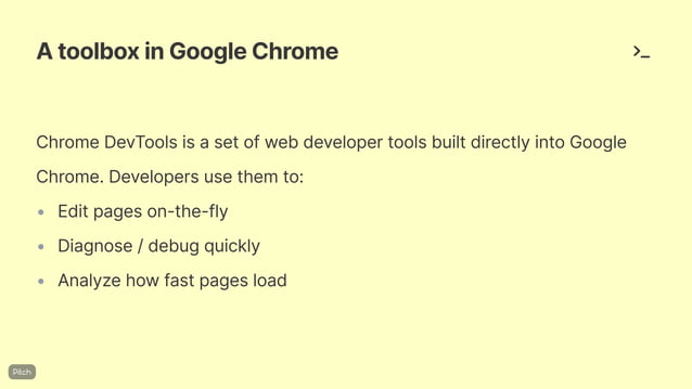 What are Chrome DevTools? | PPT
