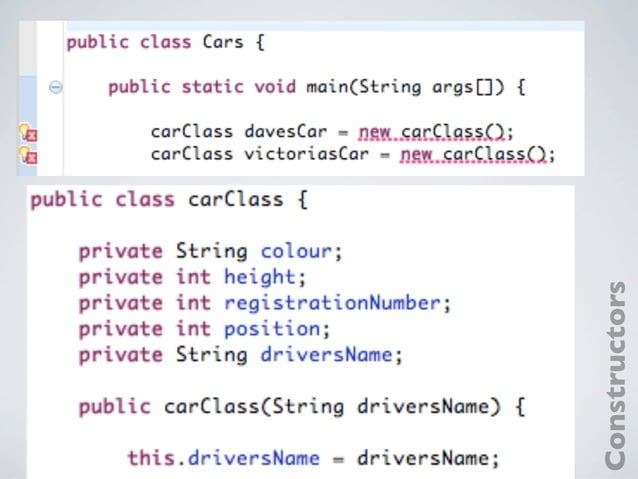 Programming in Java: Object and Classes | PPT