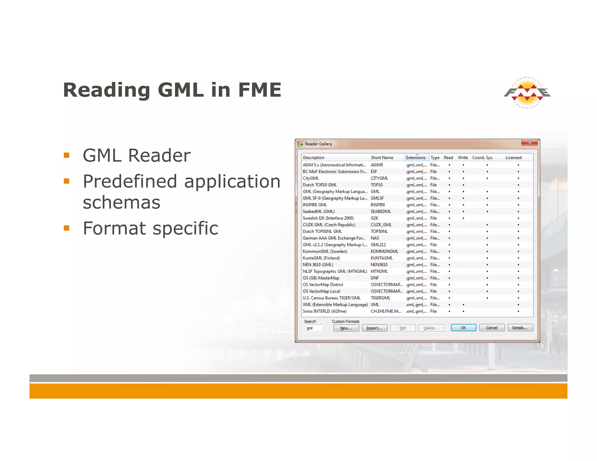 Writing Schema based GML with FME | PDF