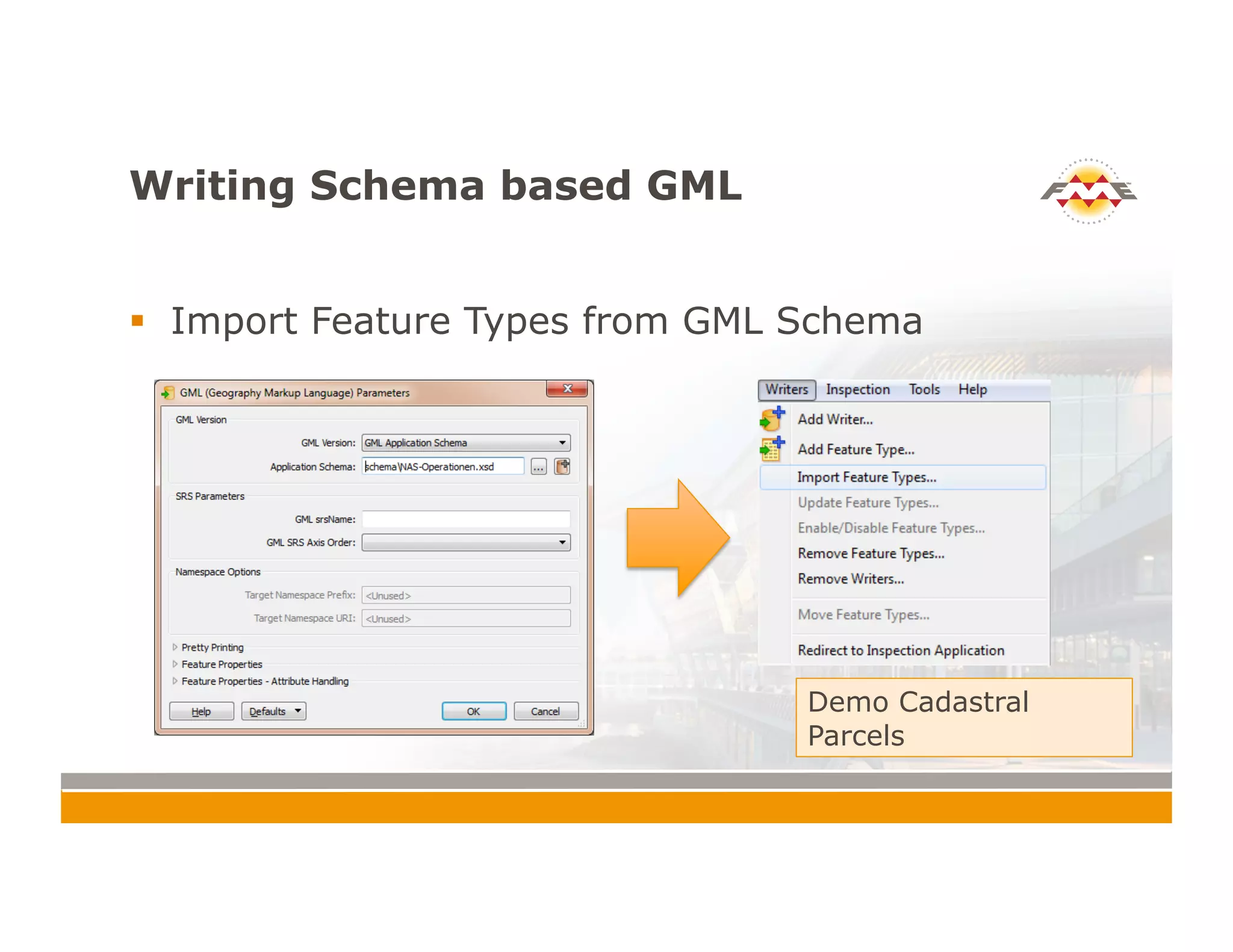 Writing Schema based GML with FME | PDF