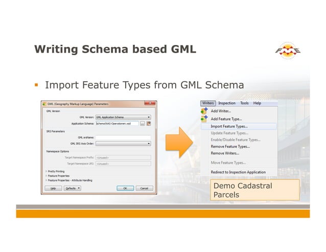 Writing Schema based GML with FME | PDF