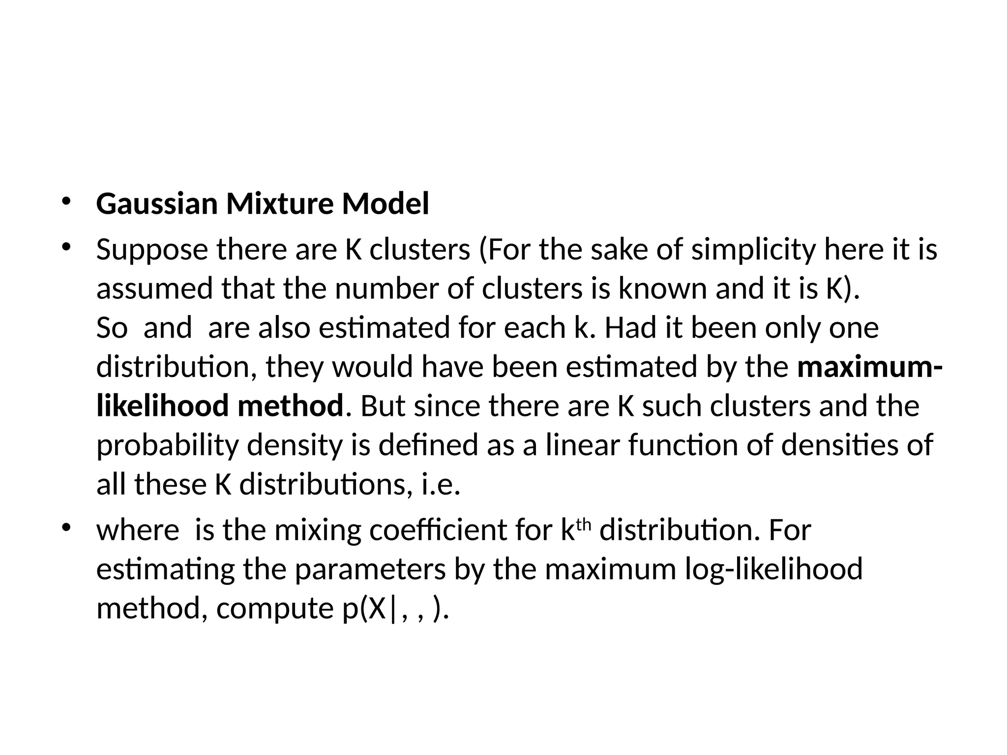 gaussian mixture models1234567865436775399 | PPTX