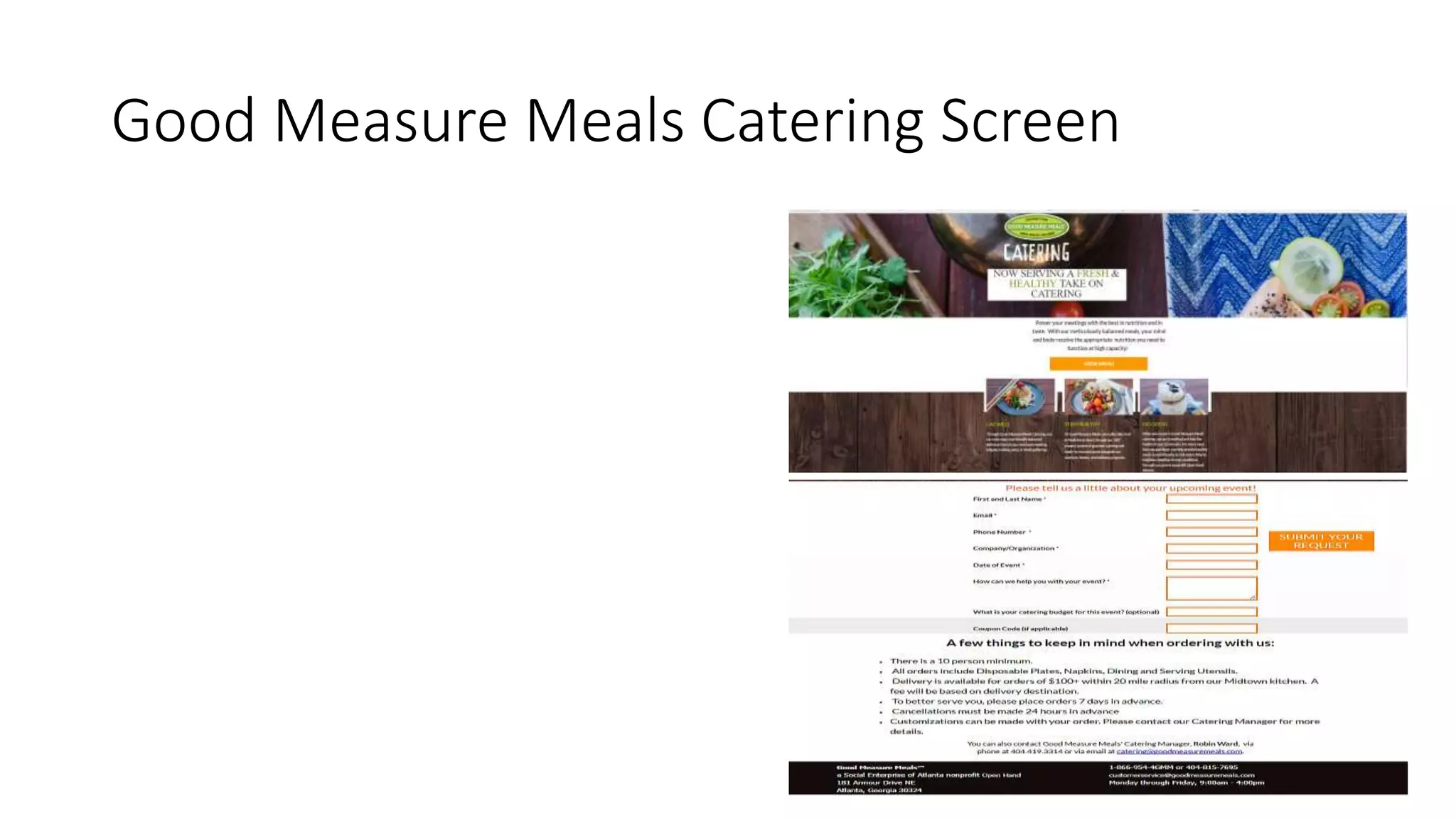 Good Measure Meals Storyboard | PPTX