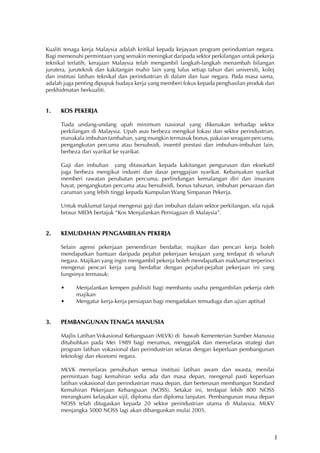 Panduan bagi pekilang-pekilang malaysia, Buku 8 | PDF