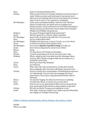 Free Middle School Play (Good Morning Middleschool) | DOCX | Vegetarian ...