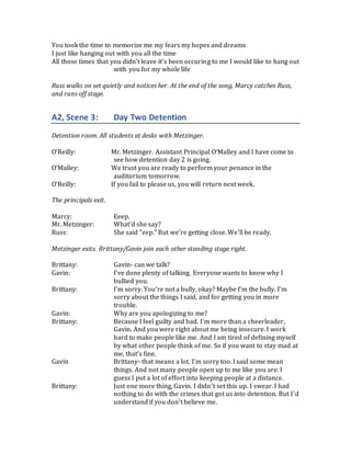 Free Middle School Play (Good Morning Middleschool) | DOCX | Vegetarian ...