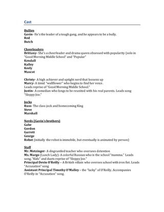 Free Middle School Play (Good Morning Middleschool) | DOCX | Vegetarian ...