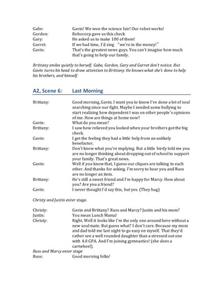 Free Middle School Play (Good Morning Middleschool) | DOCX | Vegetarian ...