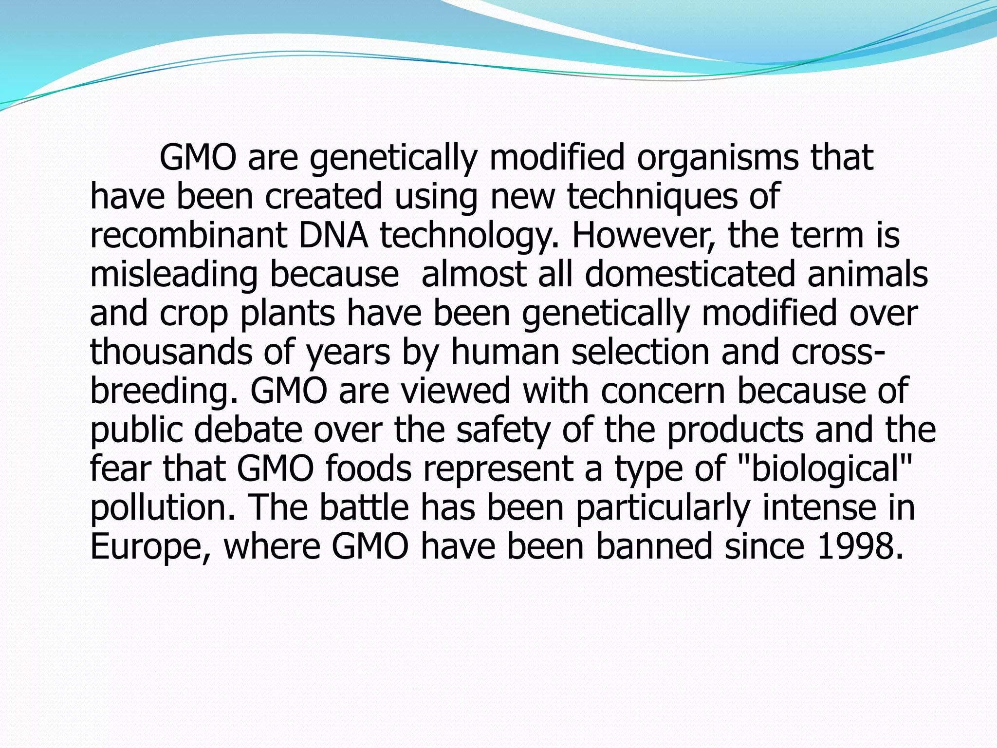 Gmo | PPT