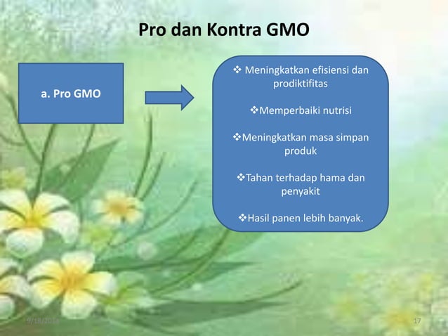 Bioteknologi_GMO_S2_Awari_susanti. | PPTX