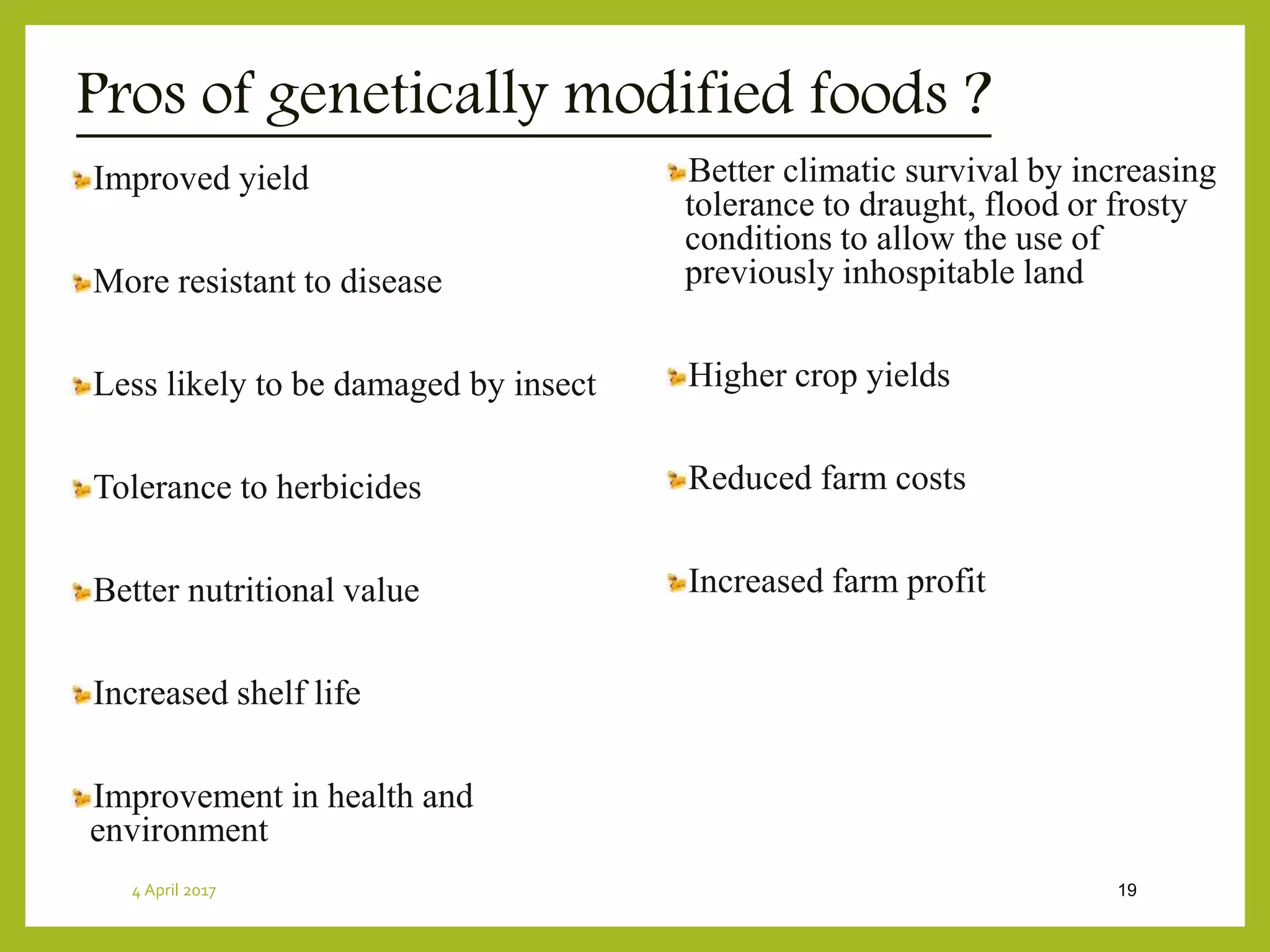 GMO, Genetically modified organisms, agricultural and horticultural ...
