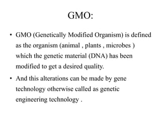 Gmo | PPTX