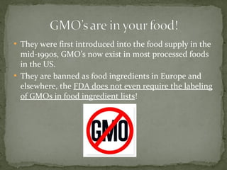 What is a GMO? | PPT