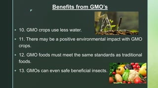GMO / Genetically Modified Organism | PPT