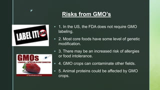 GMO / Genetically Modified Organism | PPT