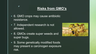 GMO / Genetically Modified Organism | PPT