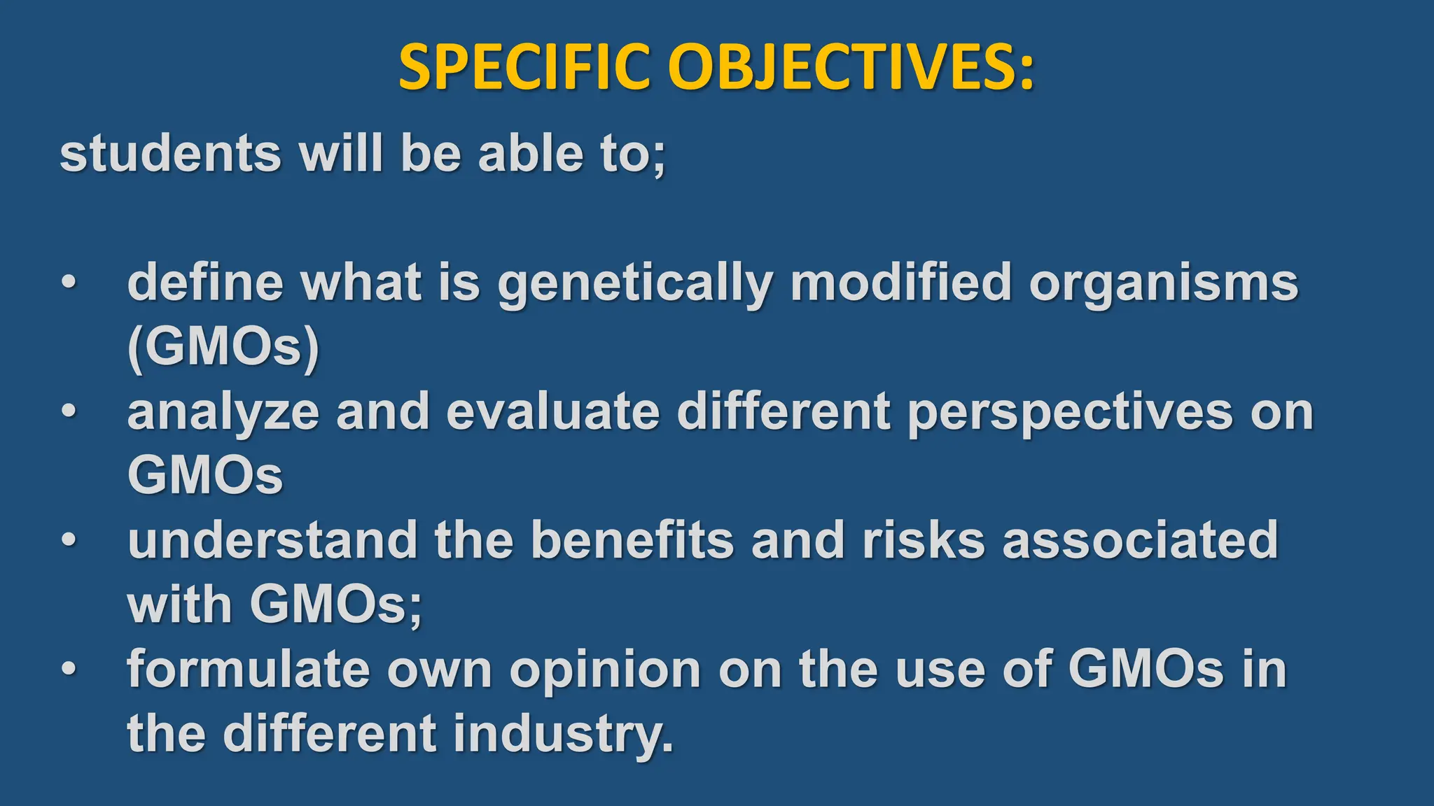 GMO Types, Processes and Description.pptx