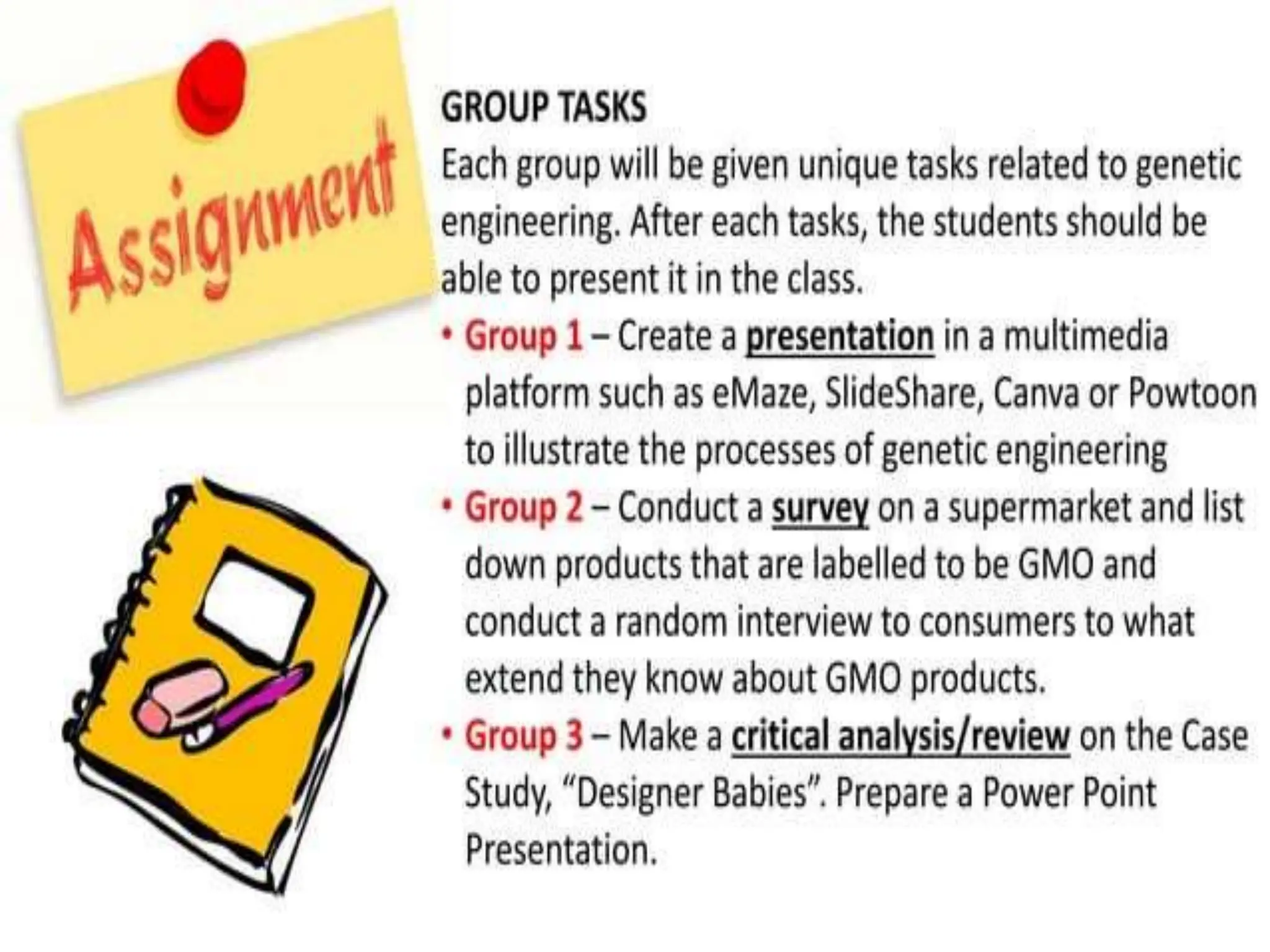 genetically modified organisms. earth and life science | PPTX