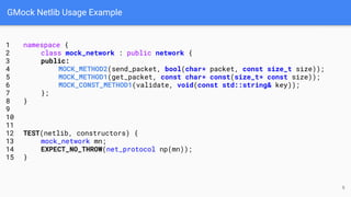 GMock framework | PDF