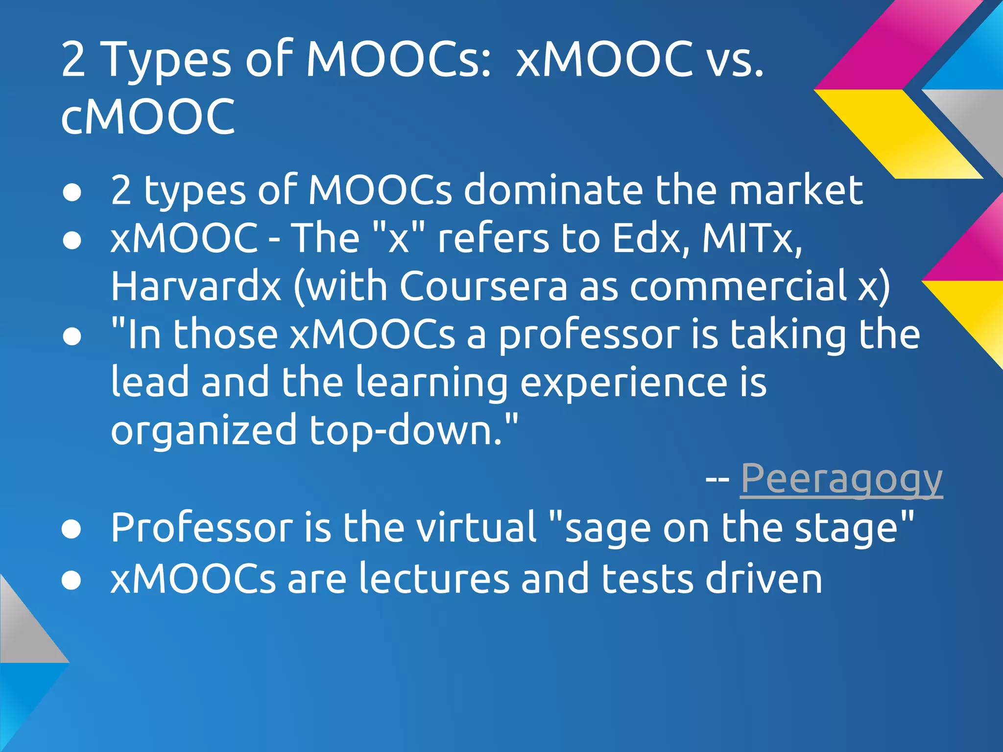 gMOOC and rgMOOC: Theory and Design | PDF