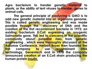 GMO POWERPOINT PRESENTATION | PPTX