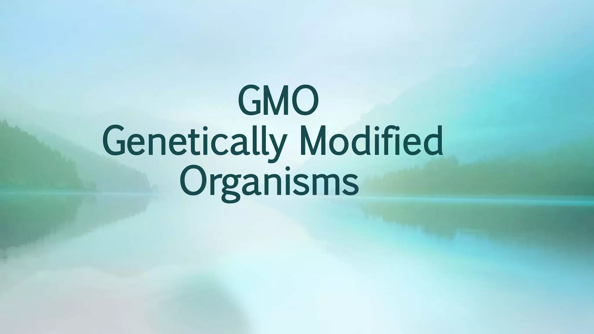 Gmo pros and cons | PPTX