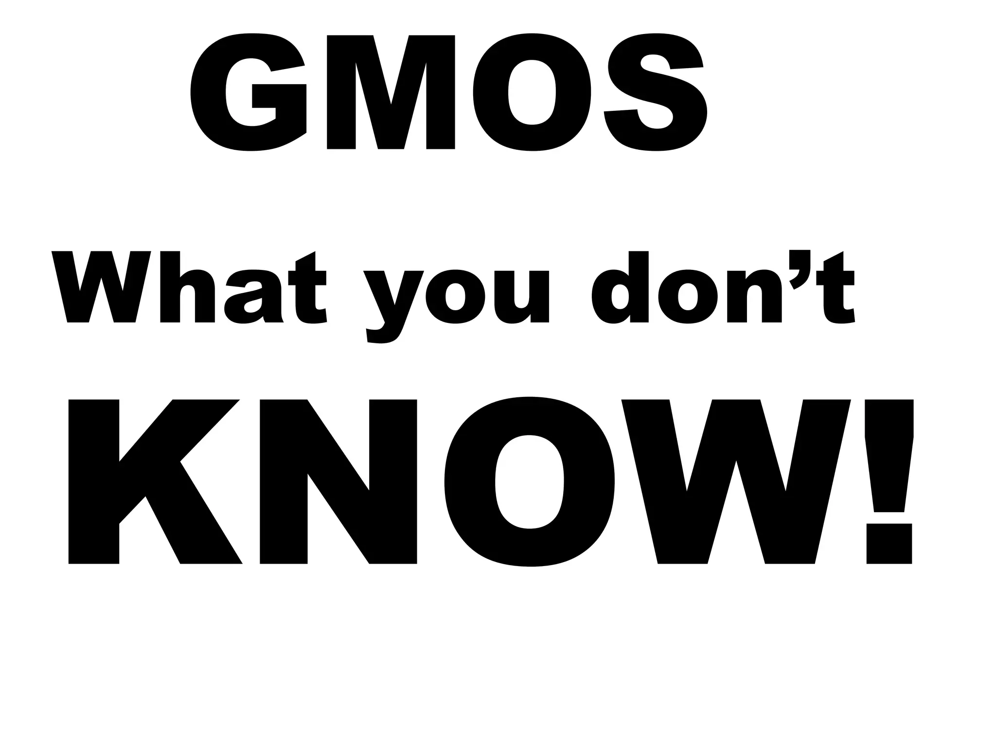 GMOs | PPT
