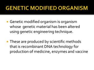 Gmos and environment | PPTX