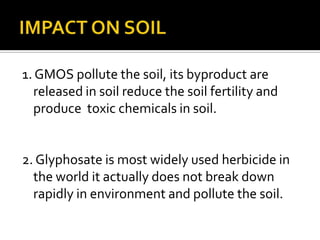 Gmos and environment | PPTX