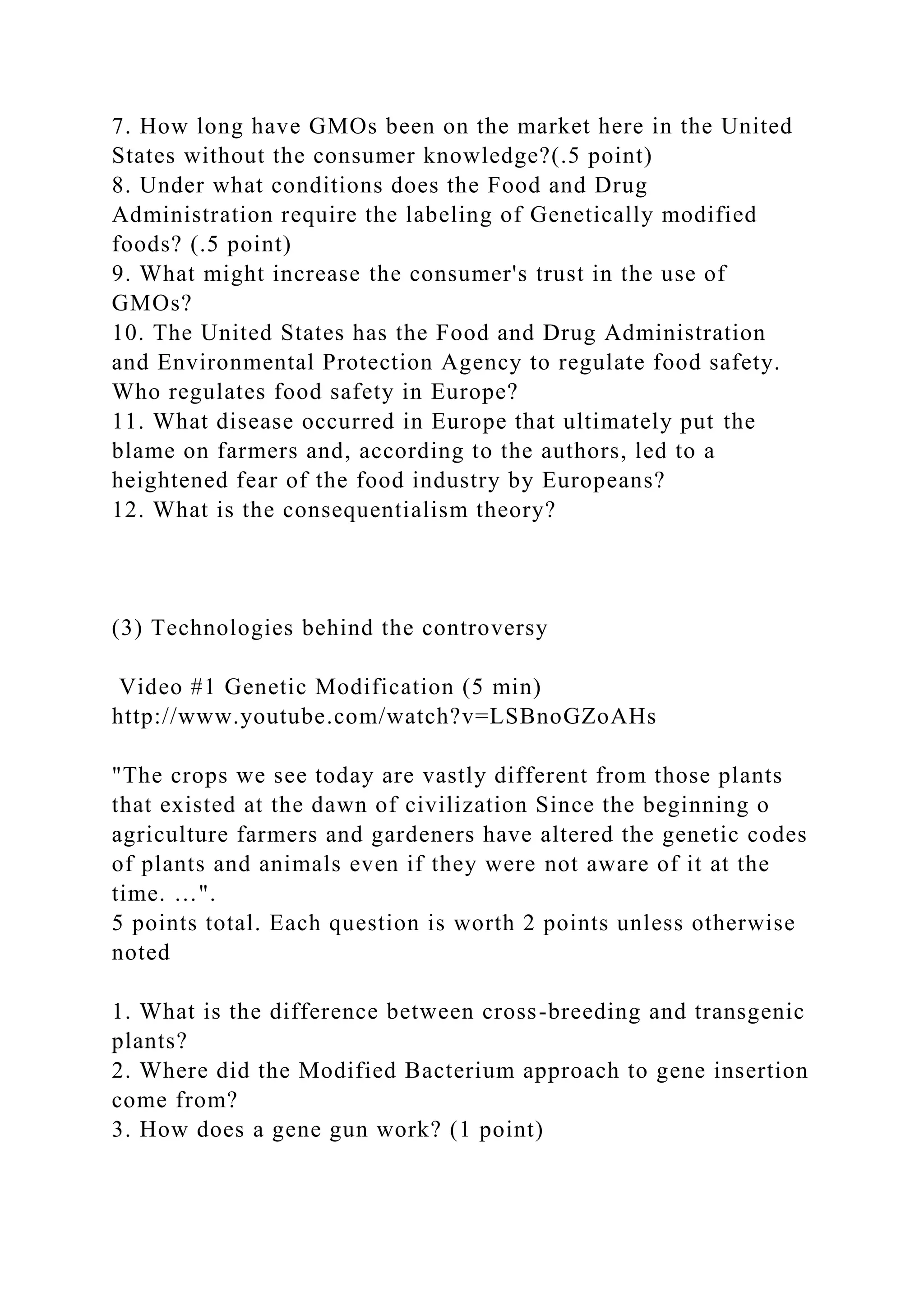 GMOs and Feeding the WorldThe controversy surrounding genetica.docx