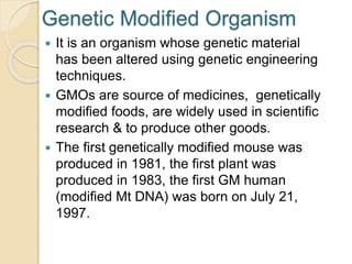 Gm os and social and ethical issues ppt | PPTX