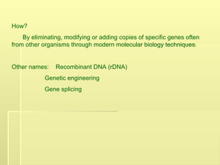 Gmo's ppt....... | PPT