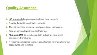 difference b/w gmp and iso | PPTX