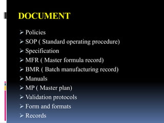 GMP | PPTX | Pharmaceutical Industry | Industries