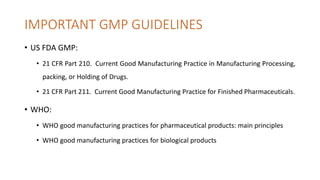 GMP in Pharmaceutical Industry by Dr.A S Charan | PDF