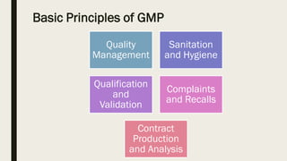 Good Manufacturing Practice (GMP) | PDF