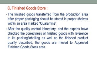 Good Manufacturing P ractice of Indian system of medicine (GMP).ppt by ...