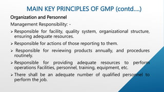 good manufacturing practices presentation | PPTX