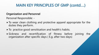 good manufacturing practices presentation | PPTX