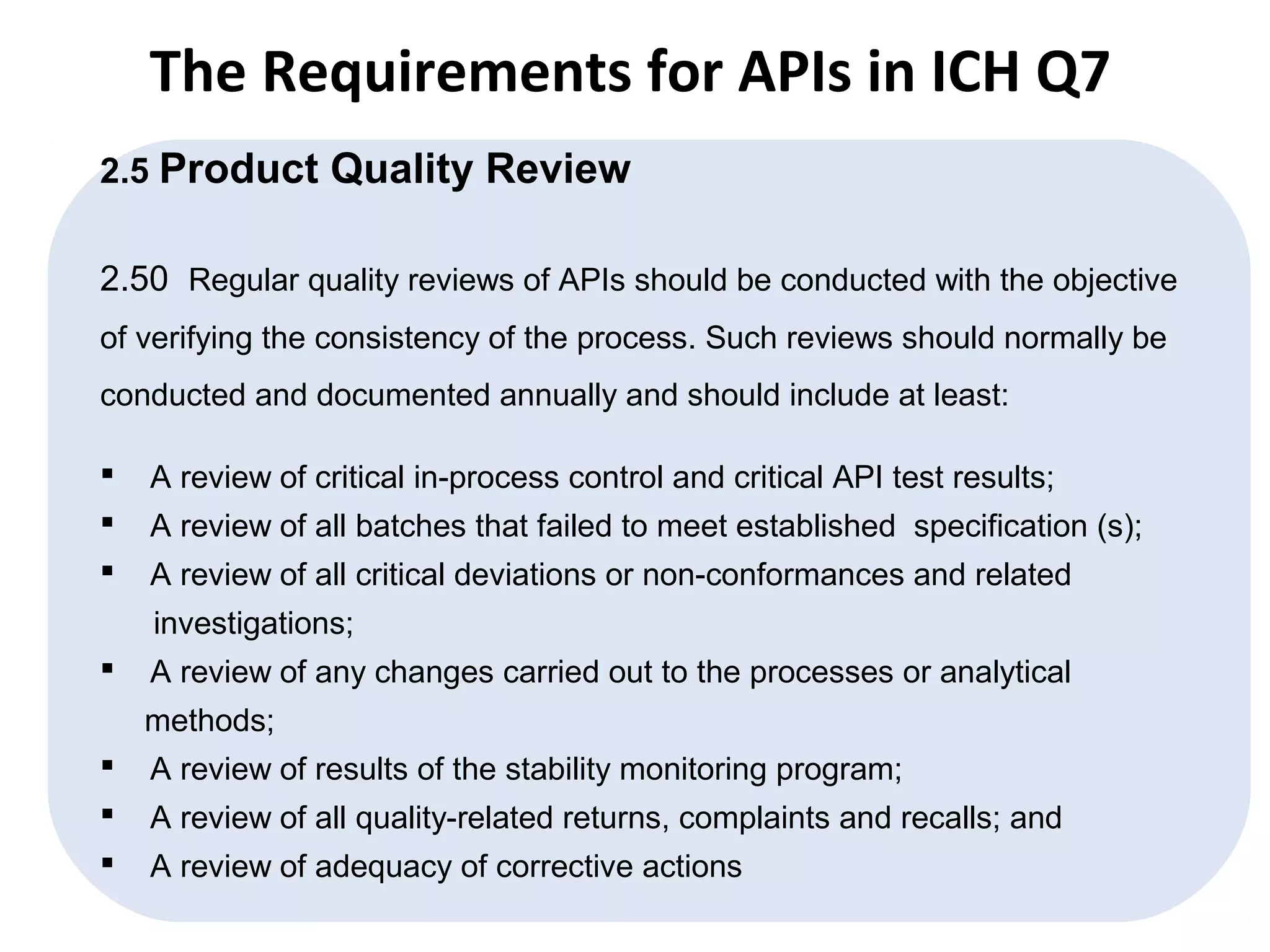 GMP- APQR training | PPT