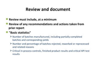 GMP- APQR Training | PPT