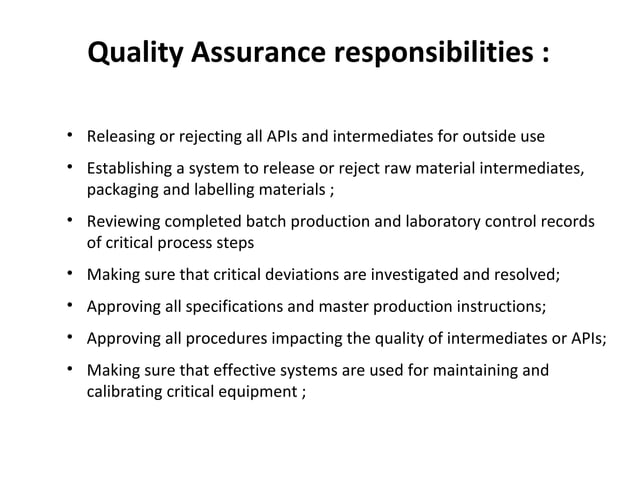 GMP- APQR Training | PPT