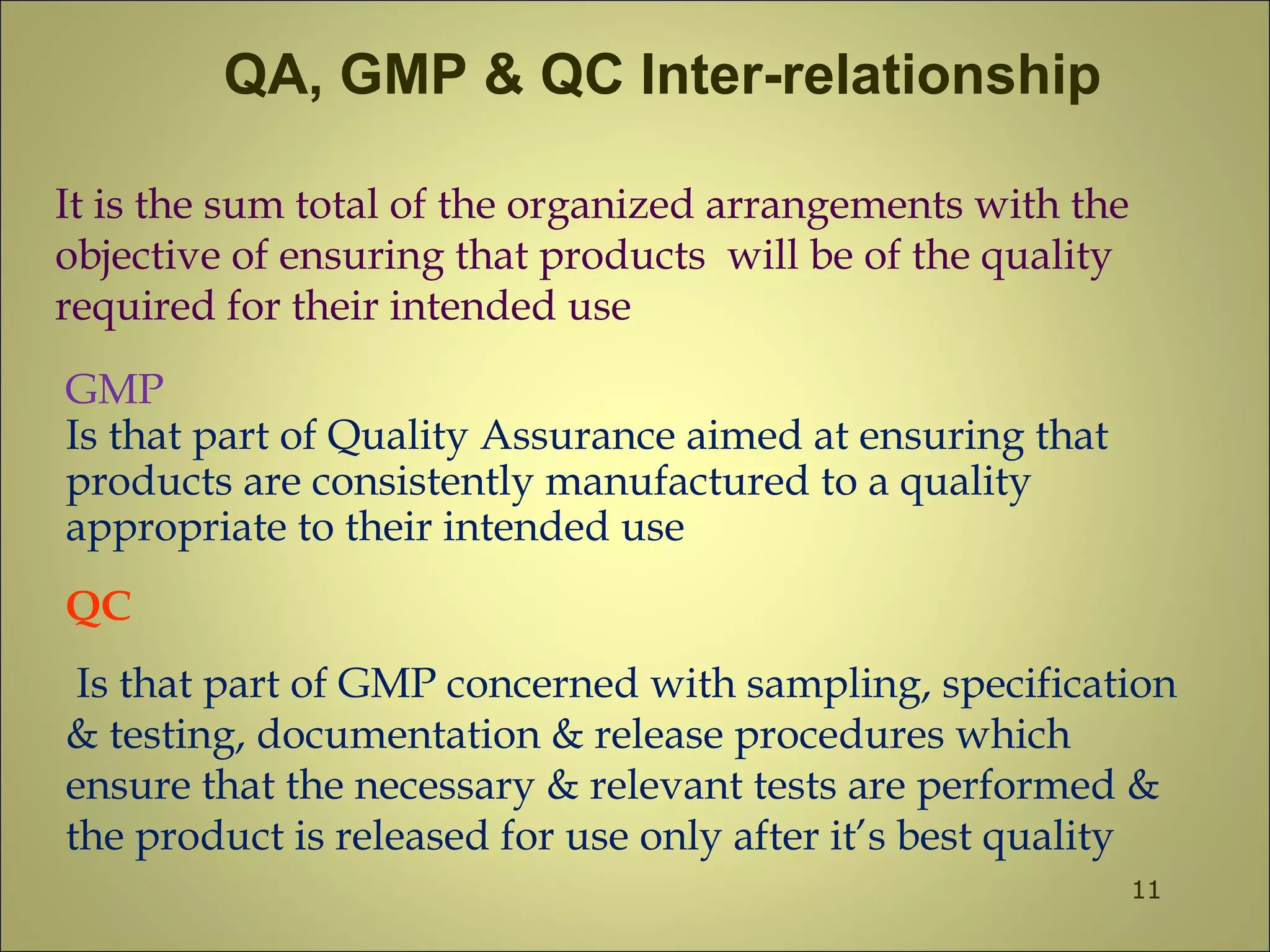 Gmp c gmp presentation | PPT