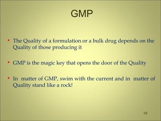 Gmp c gmp presentation | PPT