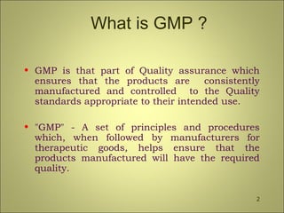 Gmp c gmp presentation | PPT
