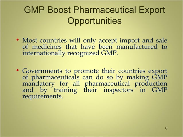 Gmp c gmp presentation | PPT