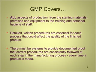 Gmp c gmp presentation | PPT