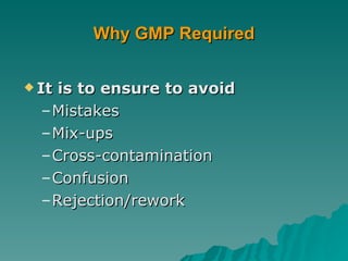 Gmp change control by amsavel | PPT