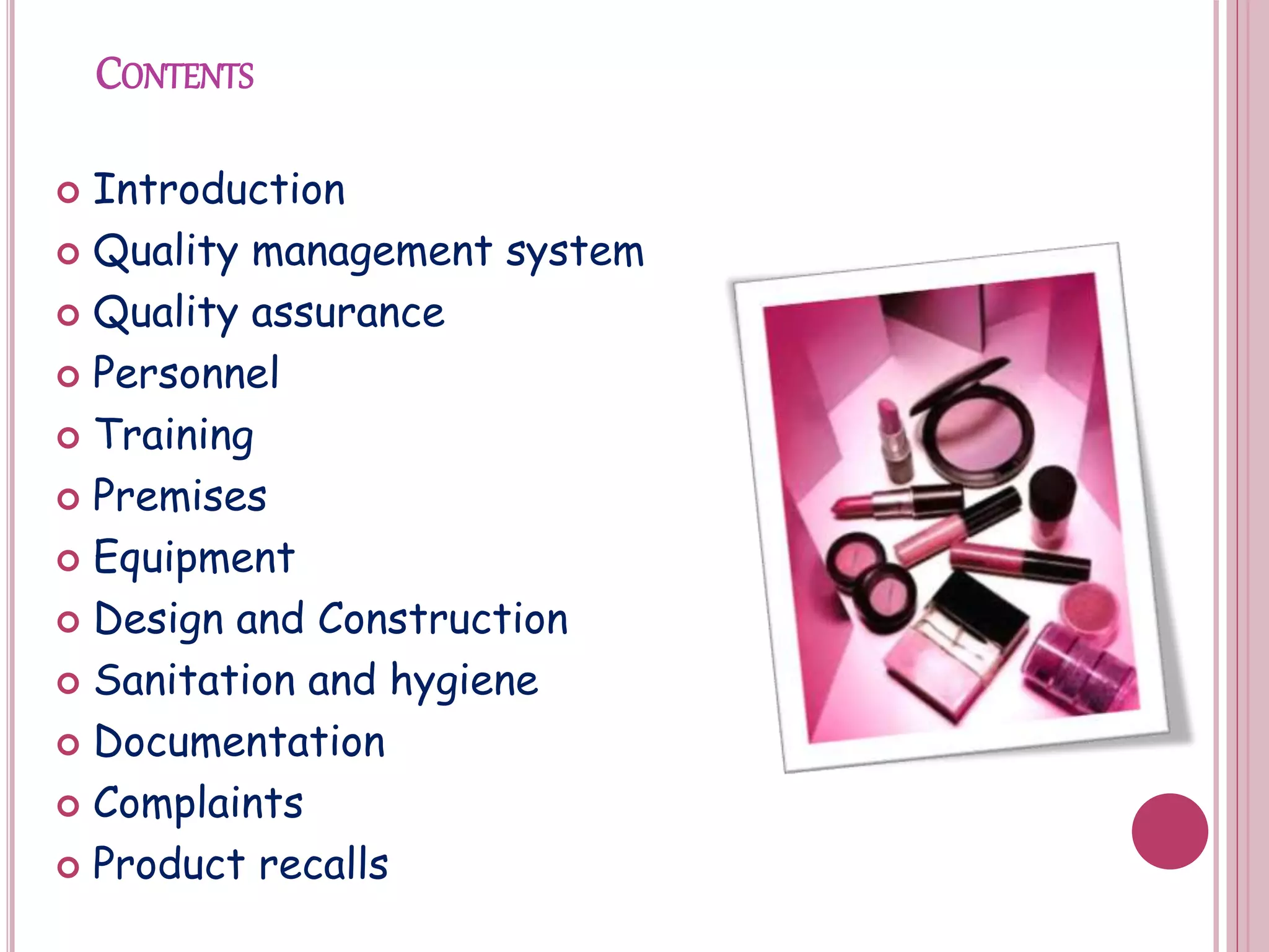 Gmp cosmetics | PPTX